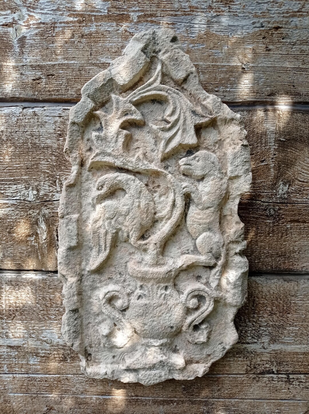 Bas-relief Polychrome Terracotta Metope Patera Venetian Byzantine ...