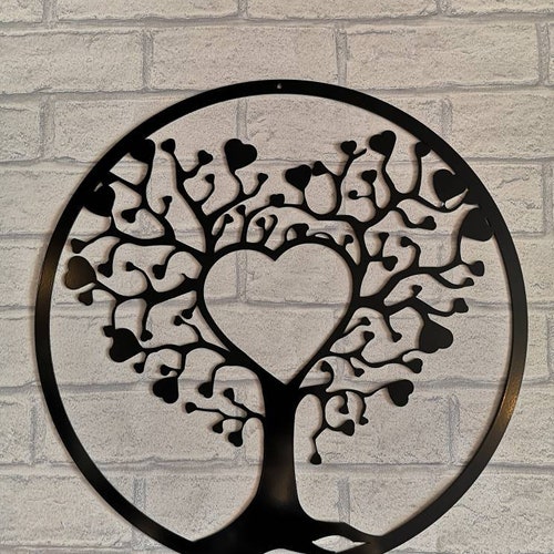 Shabby Chic Tree of Life Wall Art Unusual Whitewash Tree of - Etsy