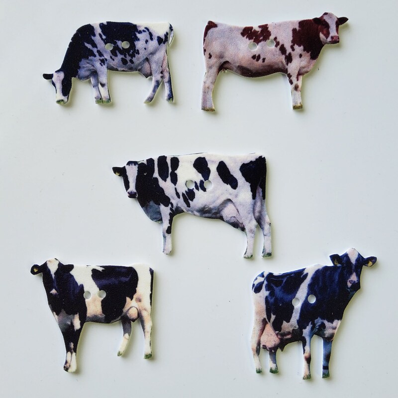 Cow Buttons - Etsy