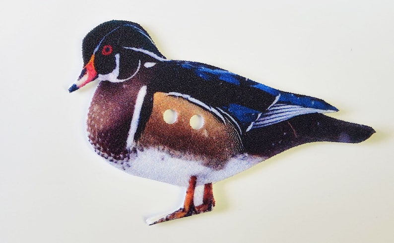 Duck #1 Buttons- Set of 5 - Etsy