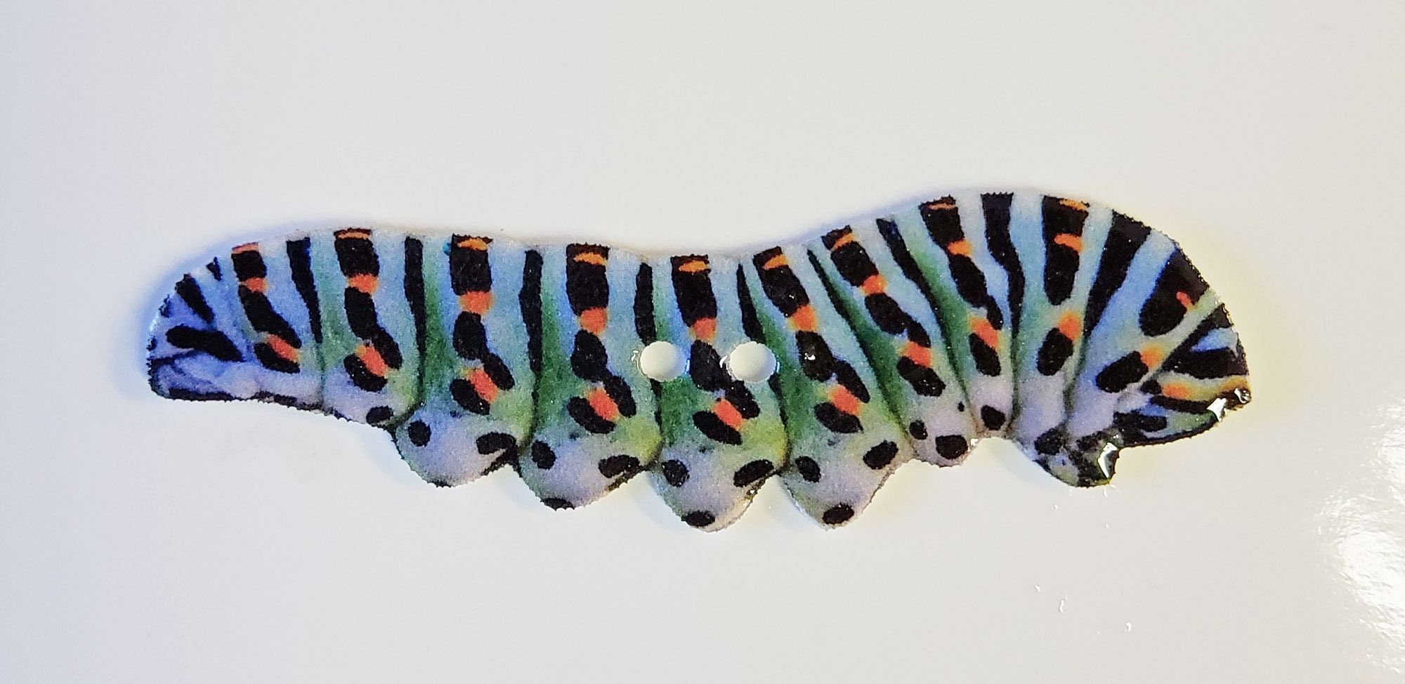 Caterpillars Buttons - Set of 6 - Etsy