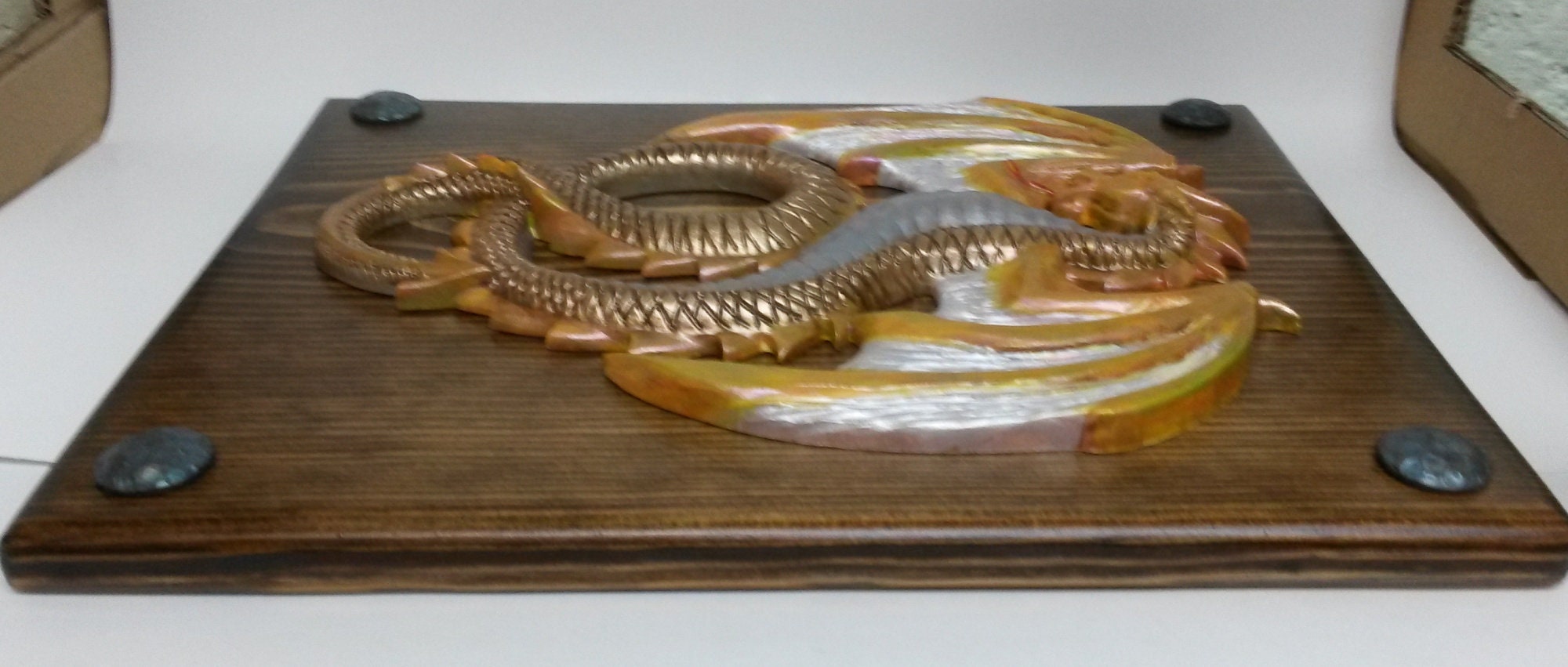 Dragon Plaque Dragon Hanging Plaque Dragon in Wooden Plaue - Etsy