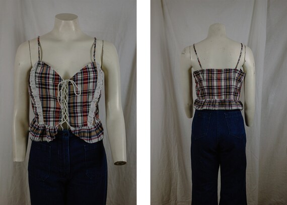 80s cropped top - Gem