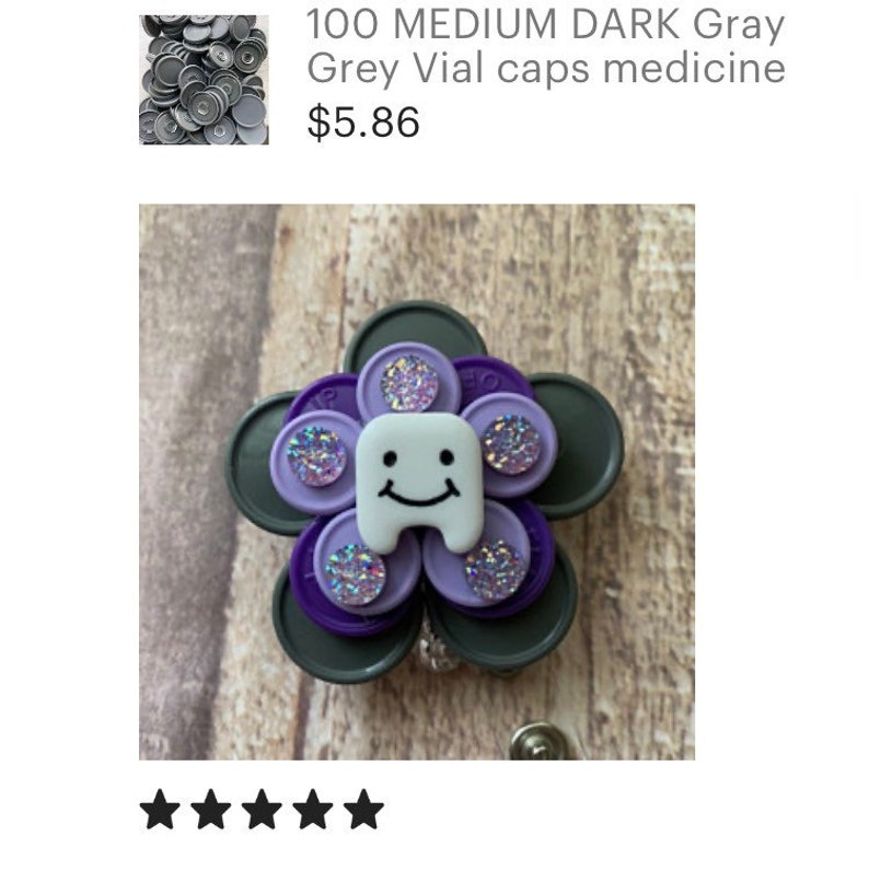 50 SMALL Light Muted Red Berry Vial Caps Medicine Flip off for - Etsy