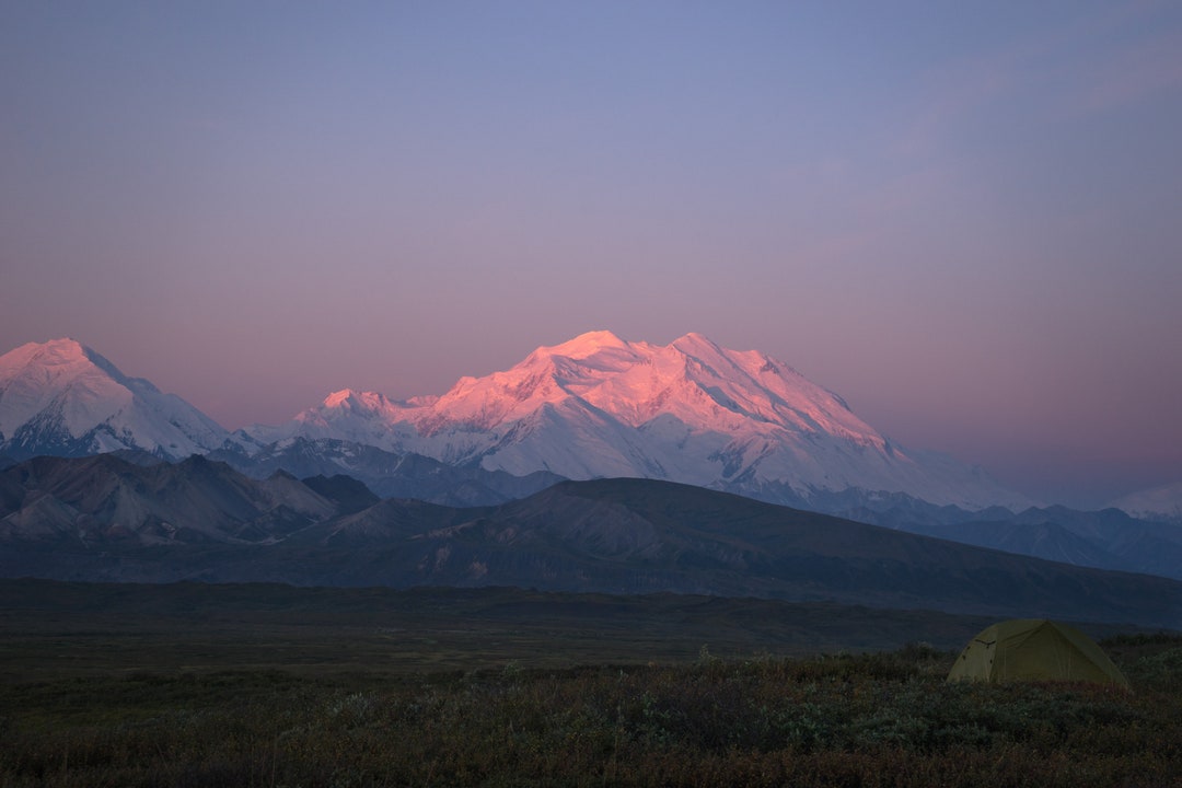 Mount Denali Sunset, Denali National Park, Alaska, United States ...