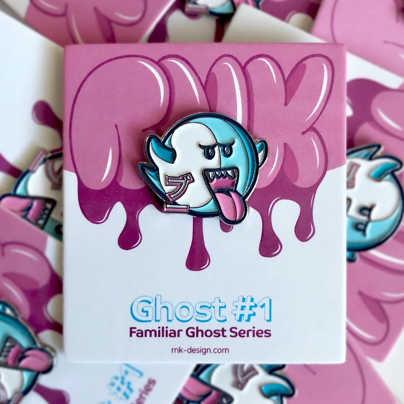 Super Mario Boo Enamel Pin - Etsy