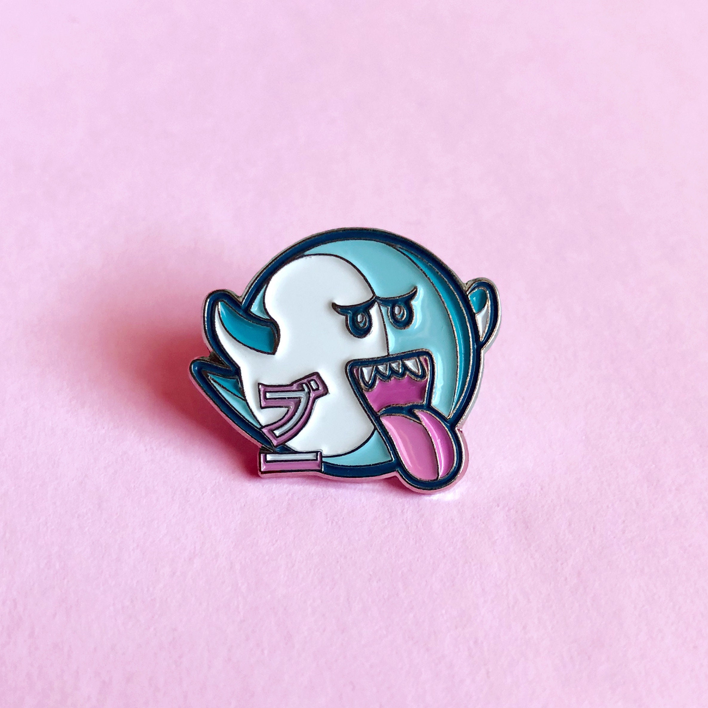 Super Mario Boo Enamel Pin - Etsy