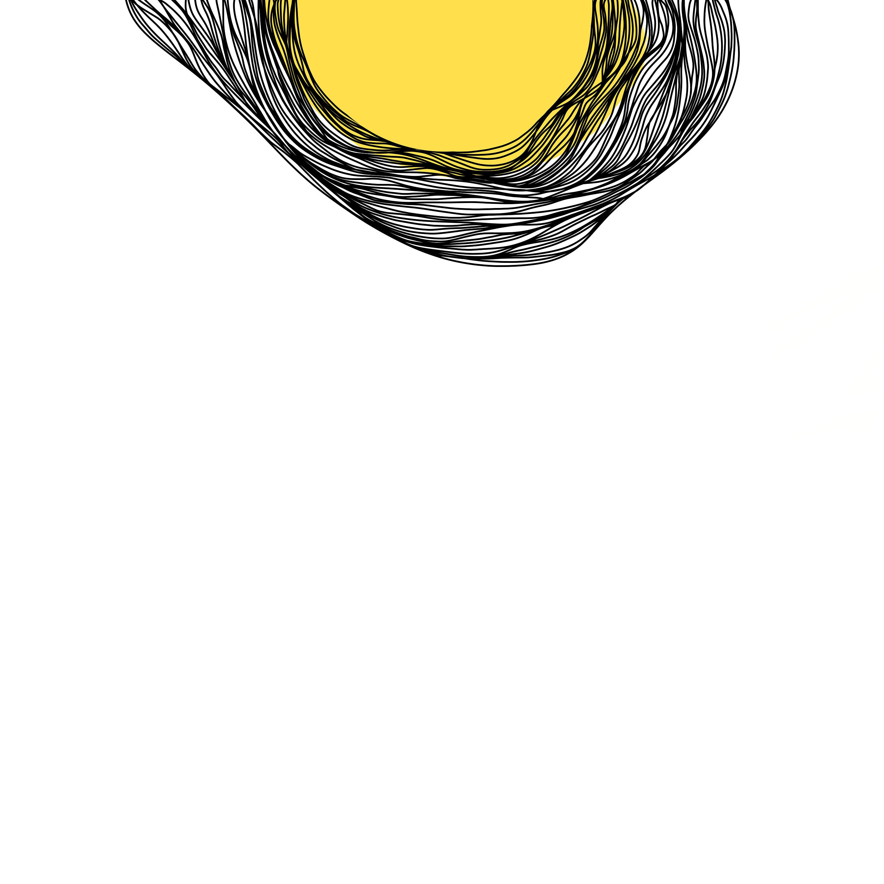 Yolk 2 - Line Drawing, Line Art, Illustration, Graphic Art, Digital Art ...