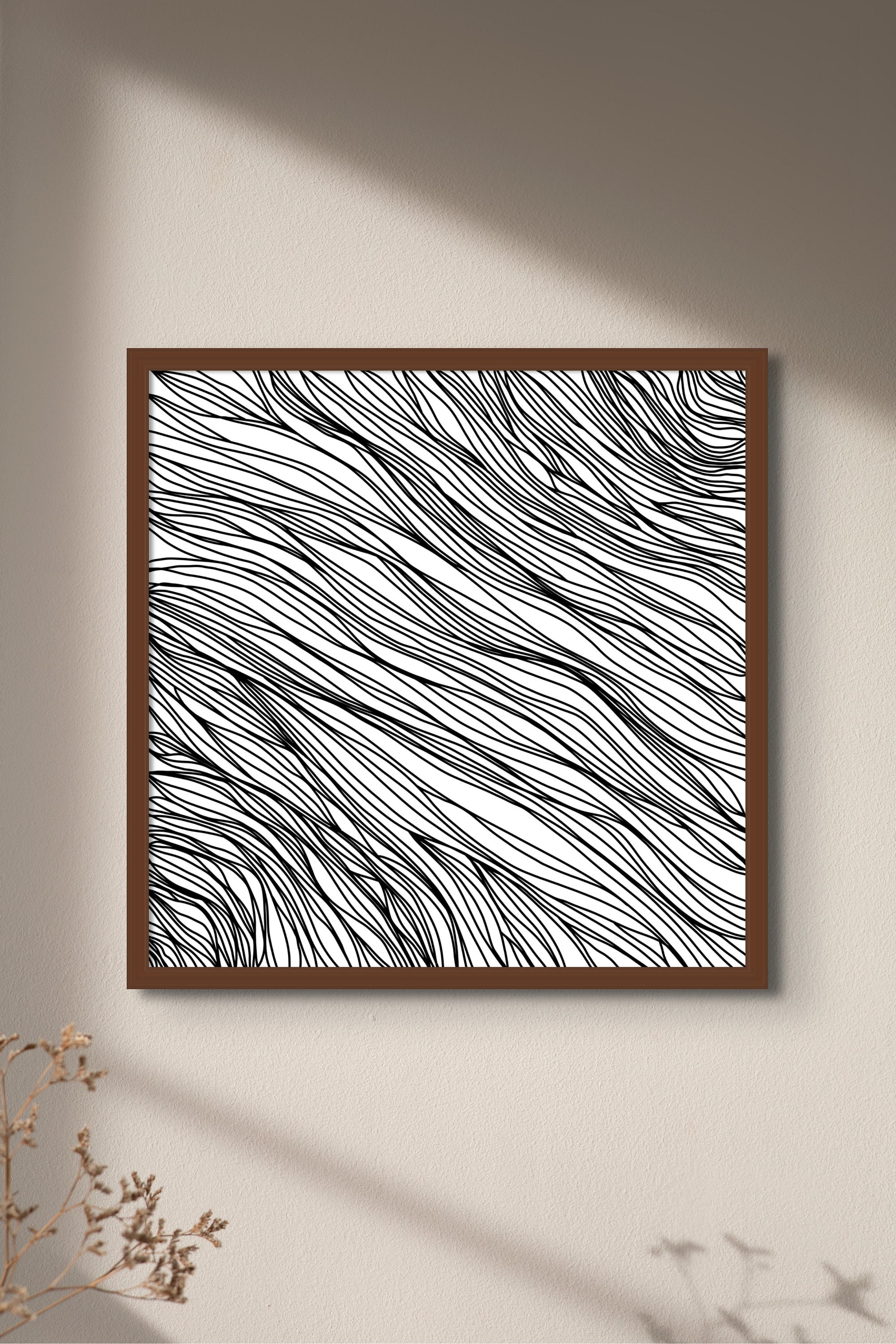 Bark 5 - Line Drawing, Line Art, Illustration, Graphic Art, Digital Art ...