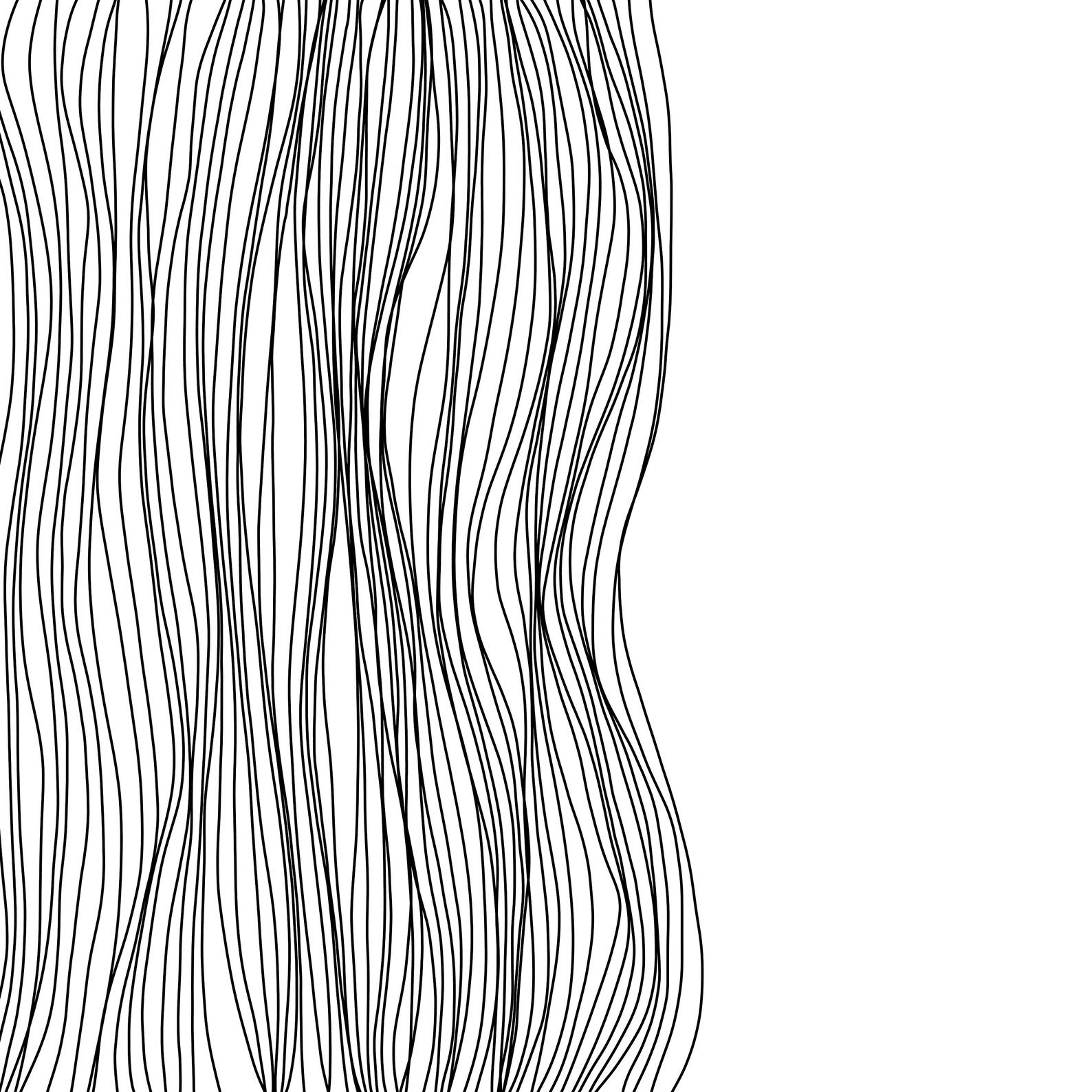 Bark 8 Line Drawing, Line Art, Illustration, Graphic Art, Digital Art ...