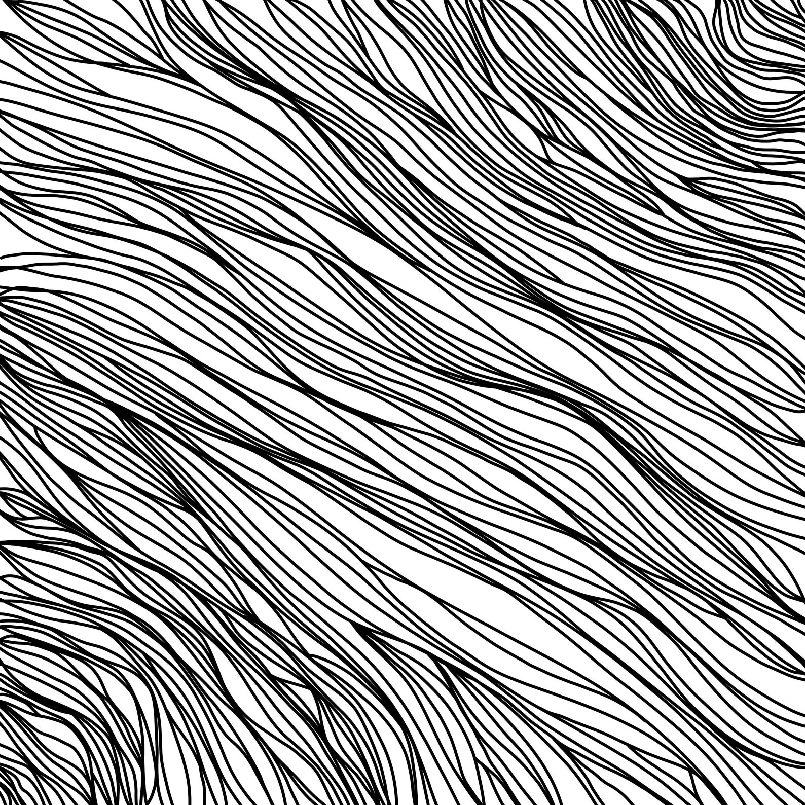 Bark 5 Line Drawing Line Art Illustration Graphic Art - Etsy