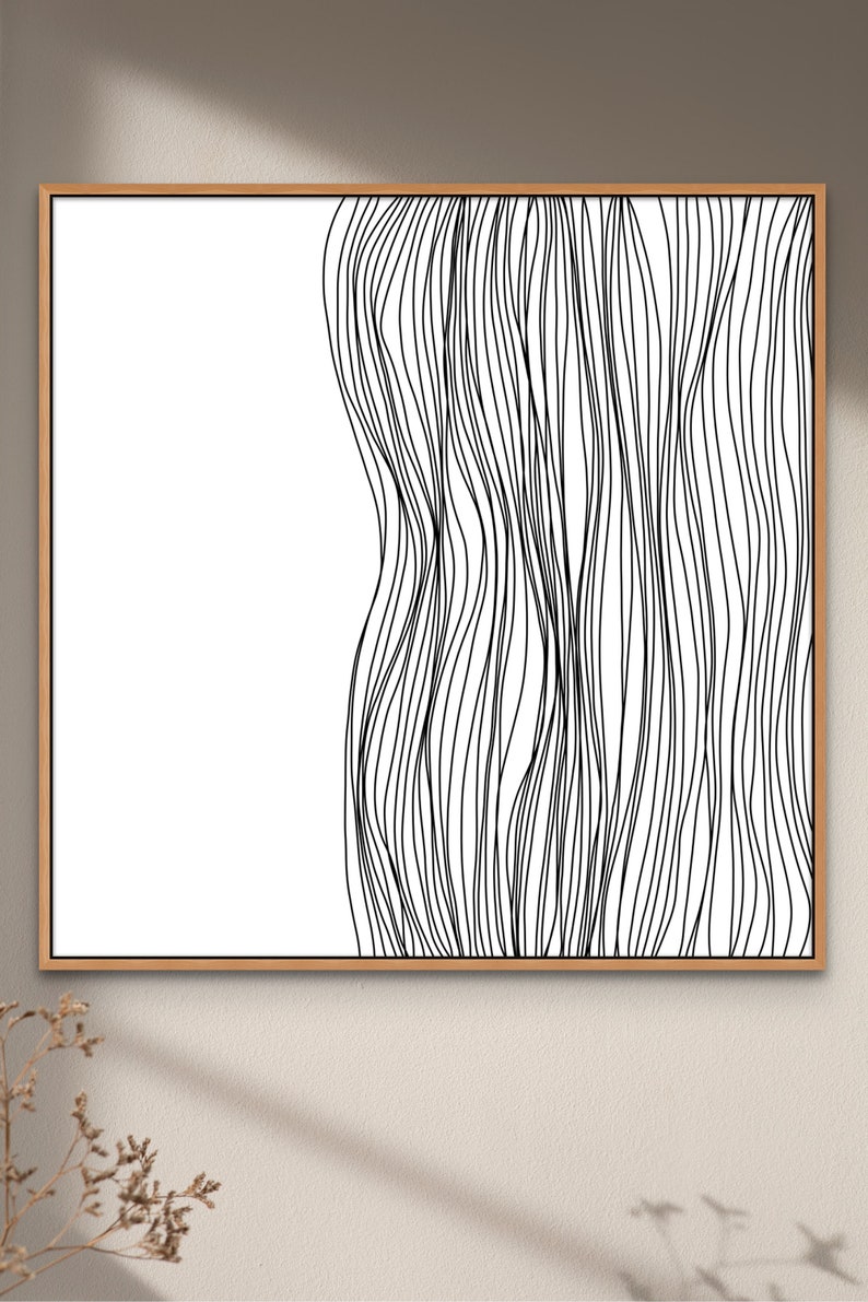 Bark 8 Line Drawing Line Art Illustration Graphic Art - Etsy