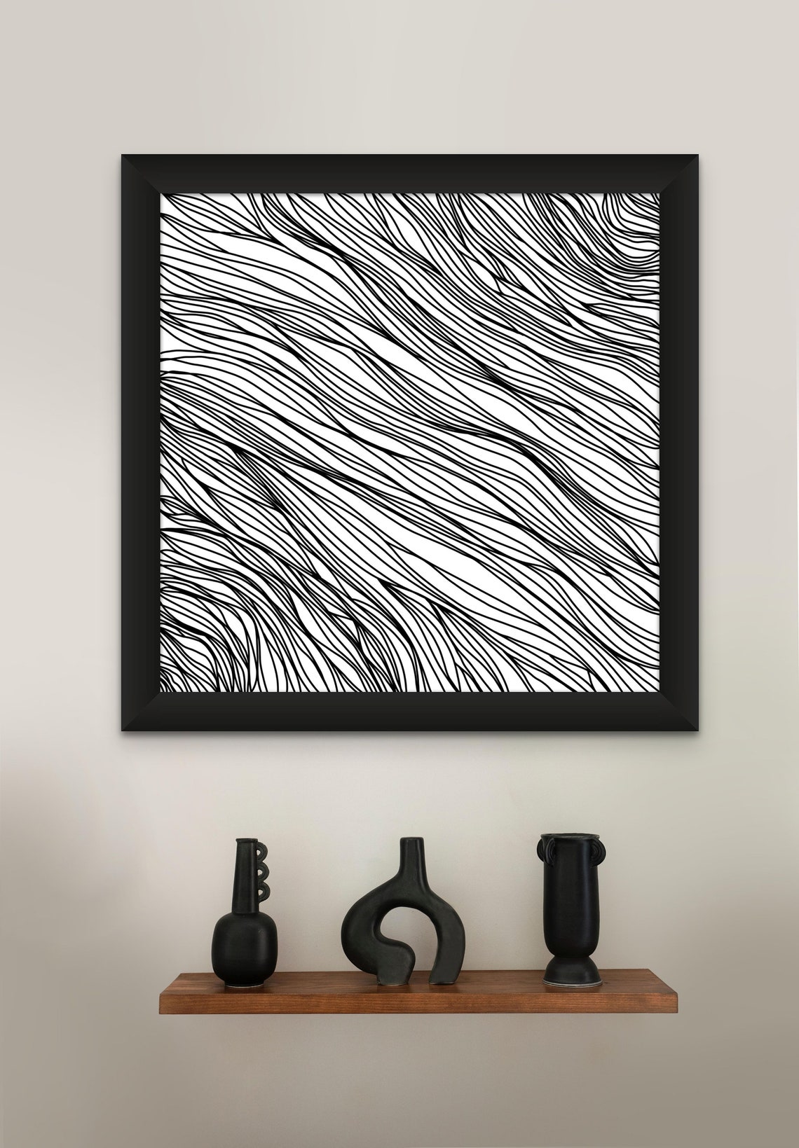 Bark 5 Line Drawing Line Art Illustration Graphic Art - Etsy