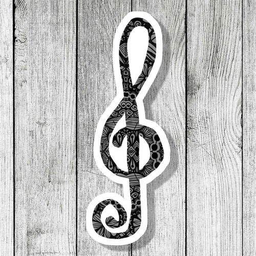 Music Note Sticker I Love Music Music Instrument water Bottle - Etsy