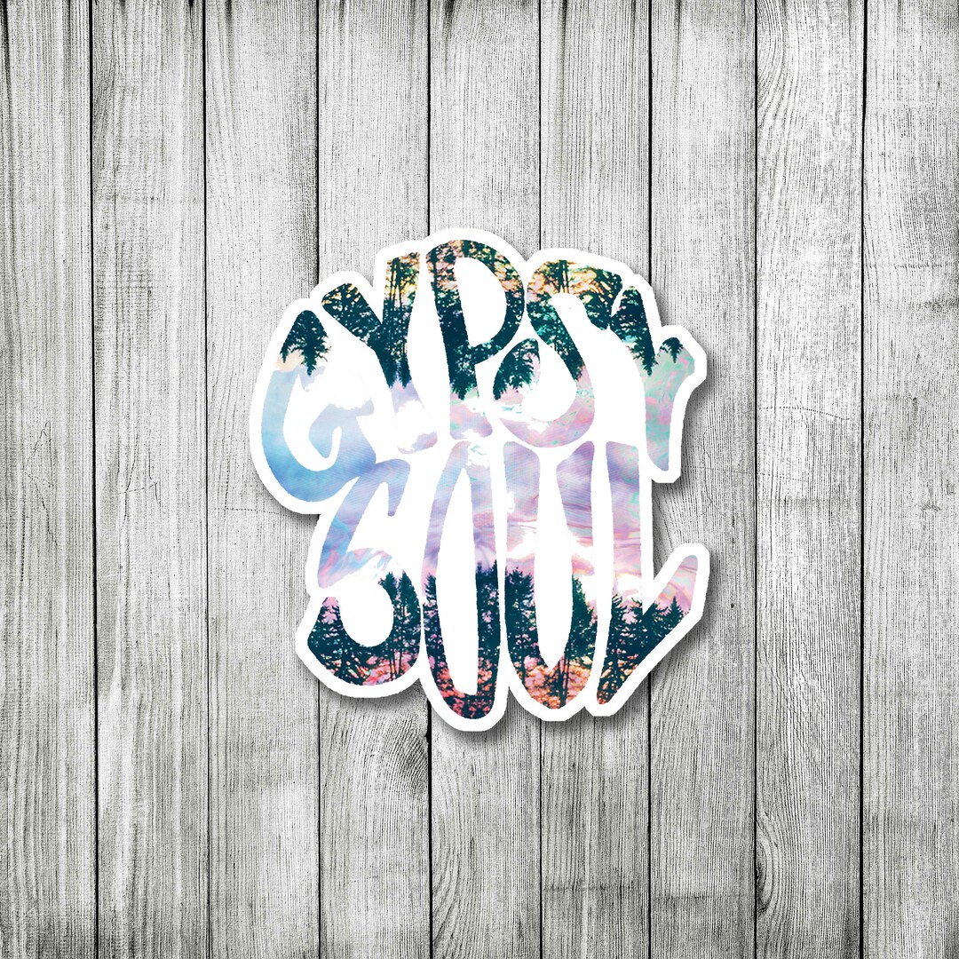 Gypsy Soul Sticker - Etsy