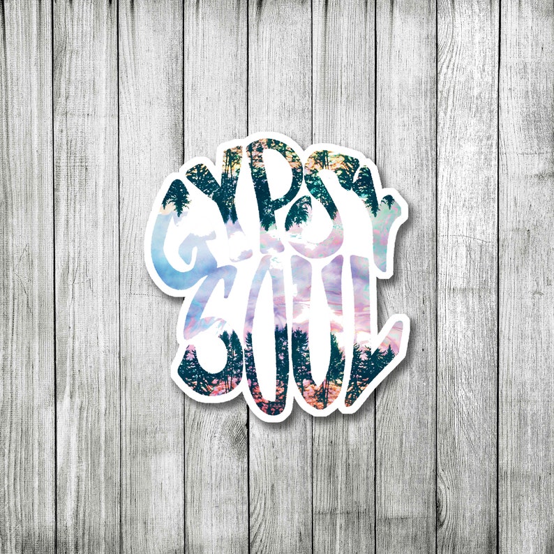 Gypsy Soul Sticker - Etsy