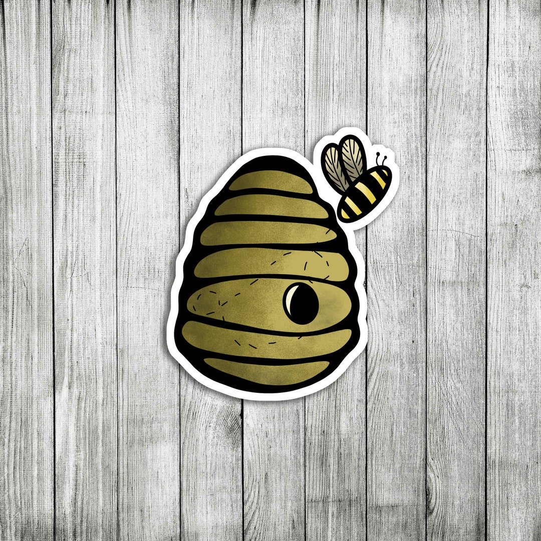 Bee Hive Sticker - Etsy