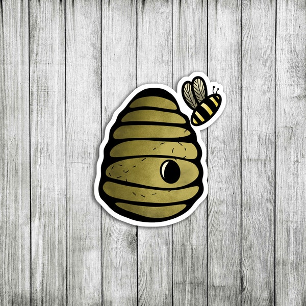 Bee Sticker - Etsy
