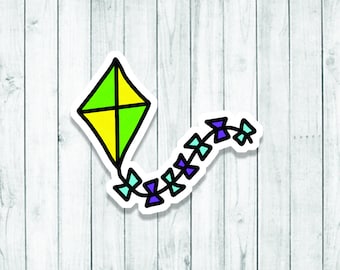 Kite Sticker - Etsy