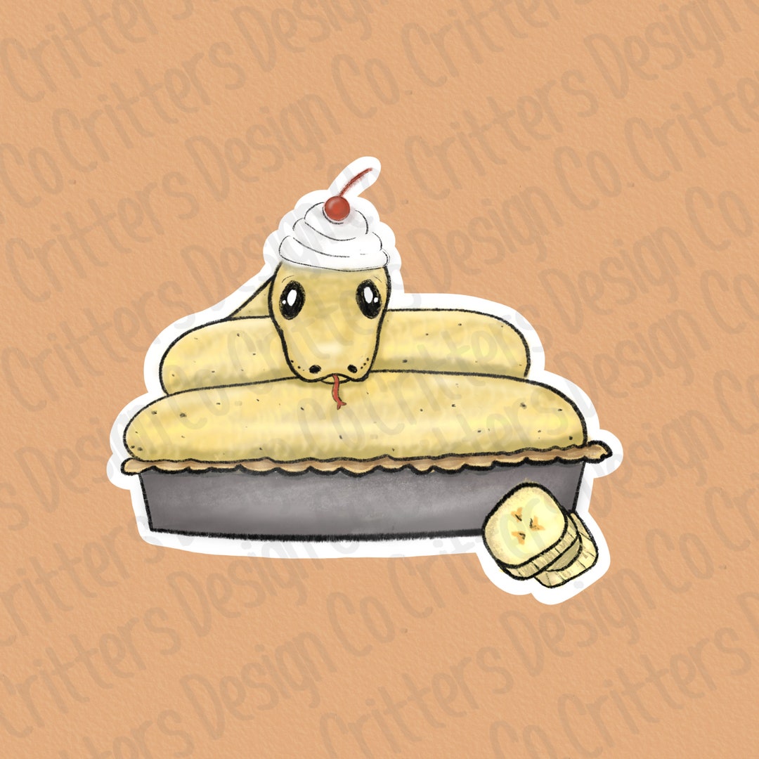 Banana Ball Pie-thon Ball Python Sticker - Etsy
