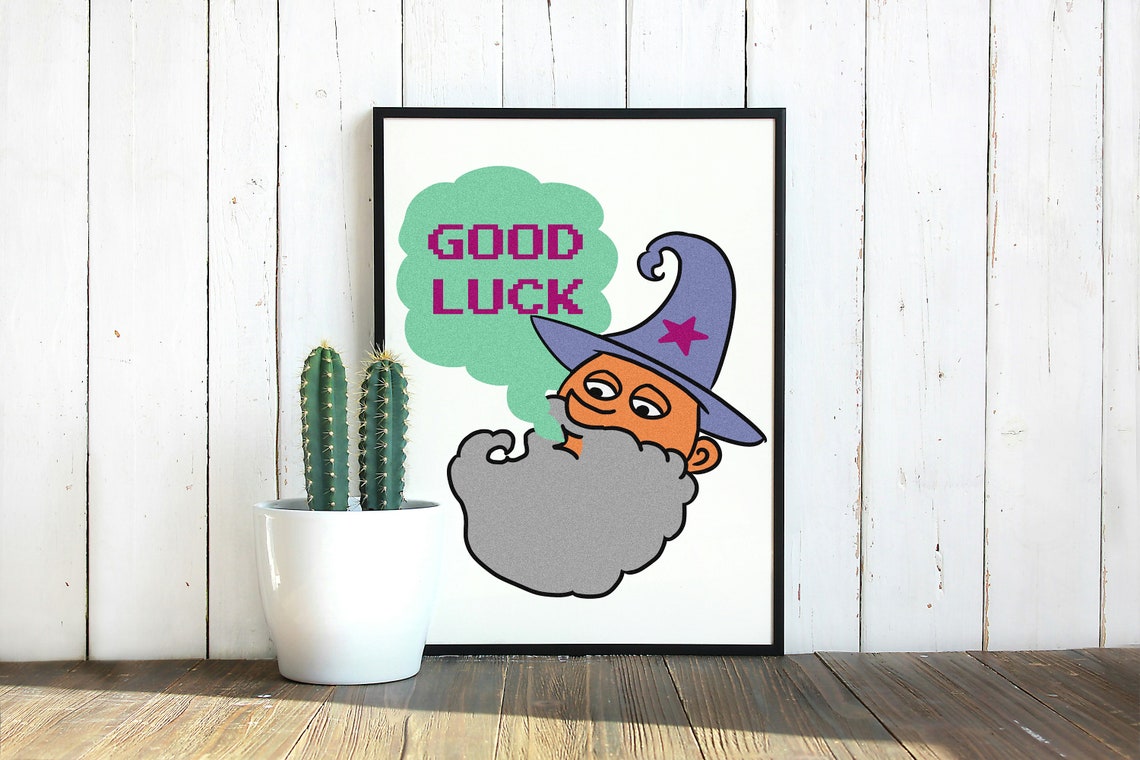 Good Luck Wizard - Etsy