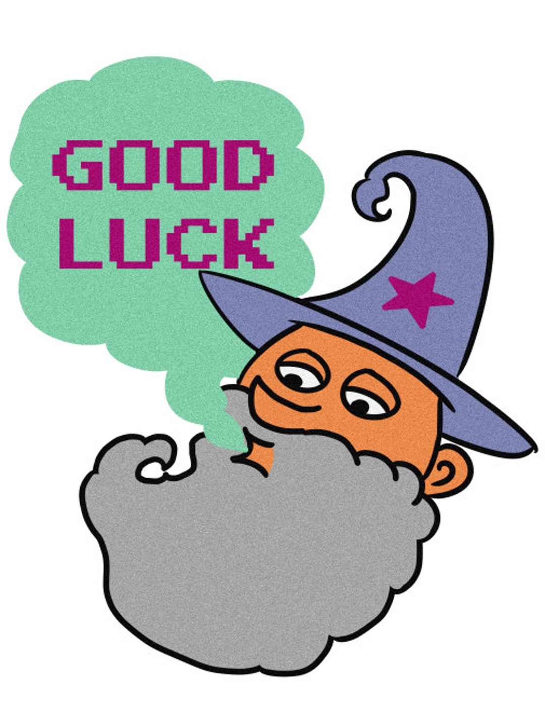 Good Luck Wizard - Etsy