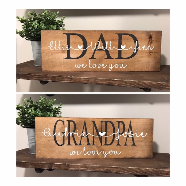 Grandpa Sign - Etsy