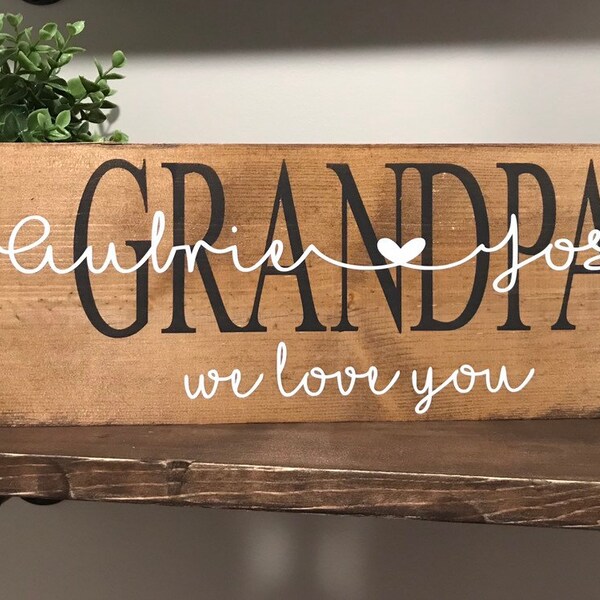 Grandpa Sign - Etsy