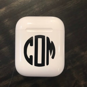 AirPod Charger Case Decal AirPod Monogram Decal Stickers - Etsy