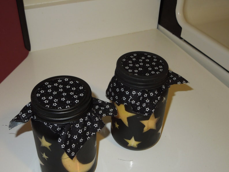 Starry Night Mason Jar Candle - Etsy