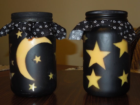Starry Night Mason Jar Candle | Etsy Denmark