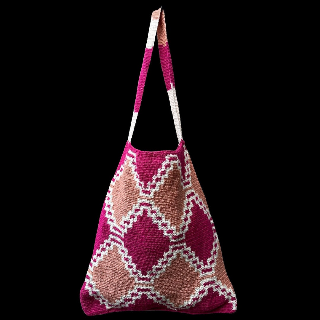 Vintage Bilum Bag Handwoven Bilum Bagpng Bilumcolourful - Etsy