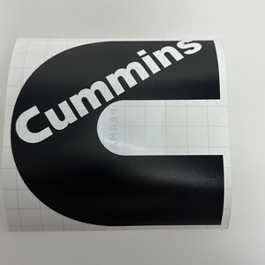 Cummins Vinyl Decal - Etsy