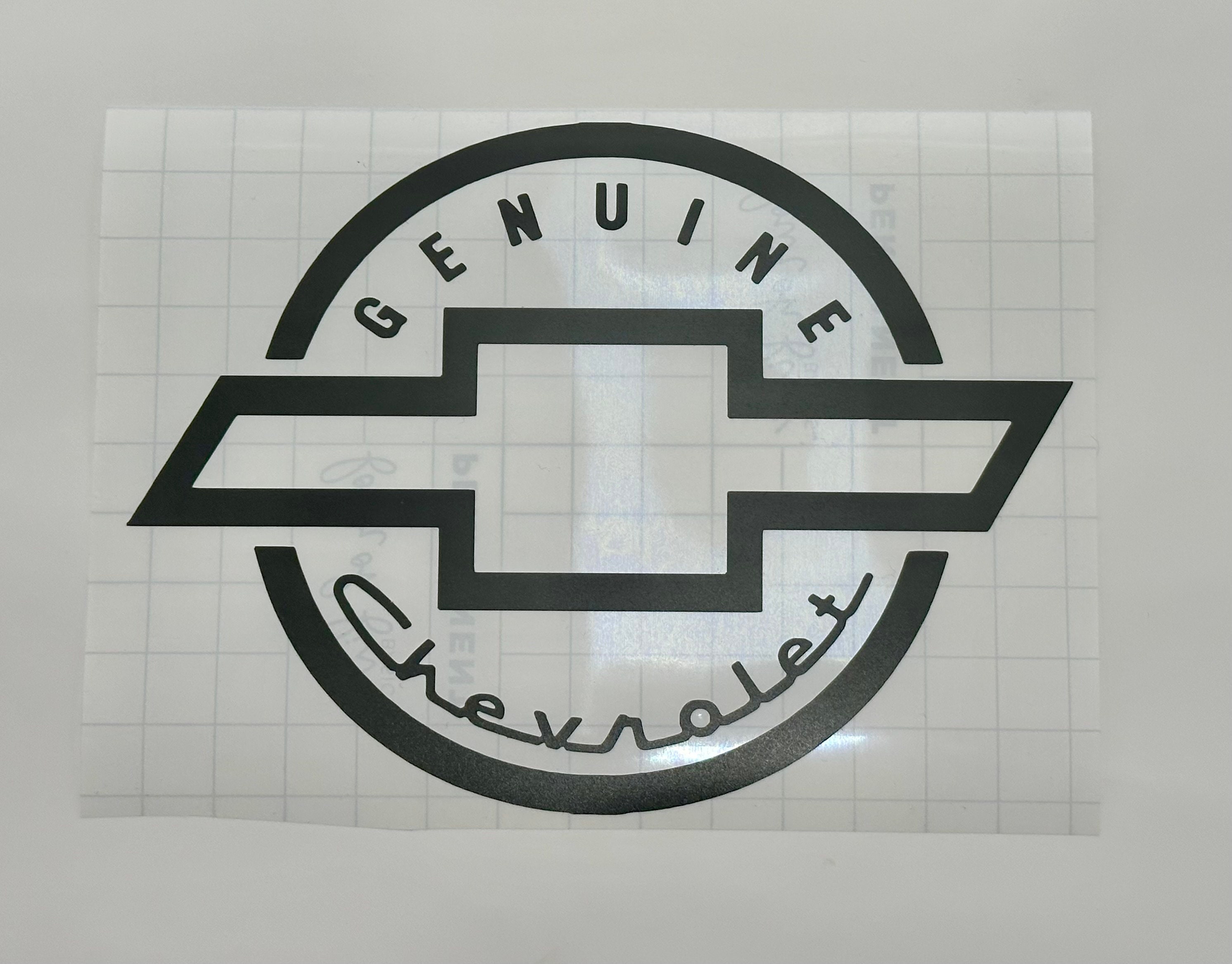 Chevy Bow Tie Vinyl Decal - Etsy