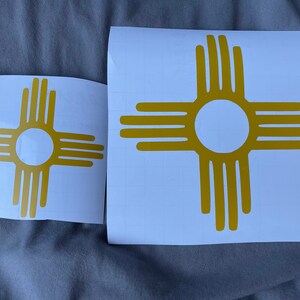New Mexico Zia Vinyl Decal - Etsy