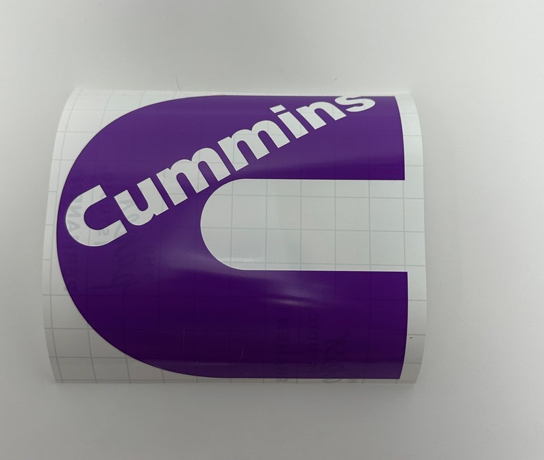 Cummins Vinyl Decal - Etsy
