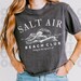 August Salt Air Beach Club Boxy Comfort Colors Cropped Tee, Gift for ...