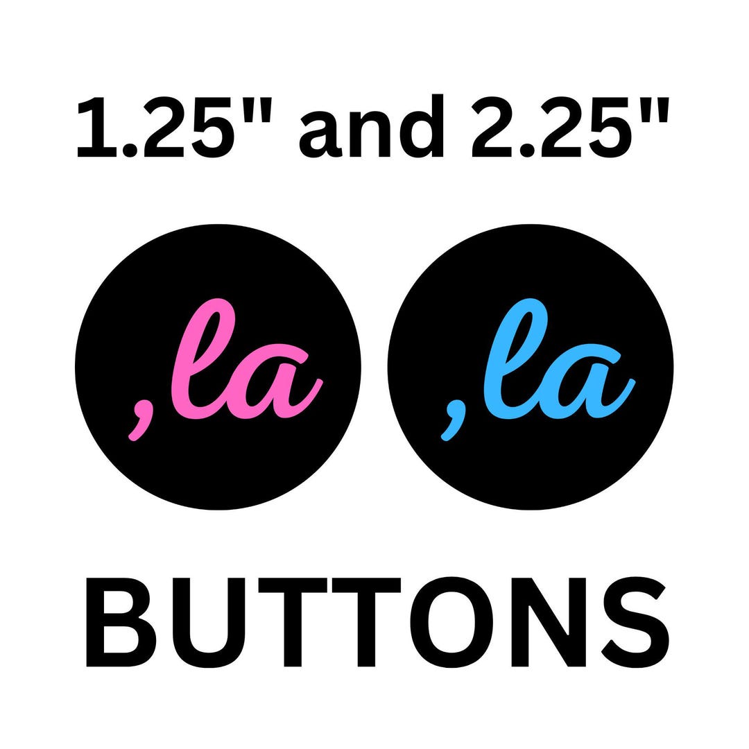 Comma La ,la Kamala Harris for President 2024 Pinback Buttons 1.25" and ...