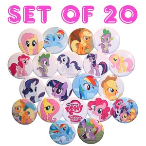 My Little Pony Button Pins: Friendship is Magic (1.25" or 2.25") - Etsy