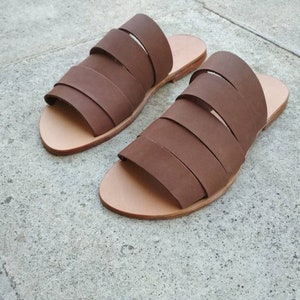 SALE, Strappy Sandals, Grey Leather Sandals, Summer Shoes, Grey Summer ...