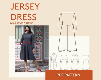 Skater Dress Sewing Pattern - Etsy