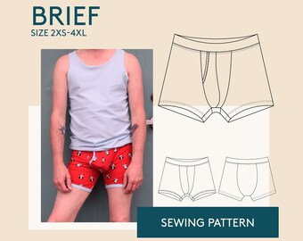 Boxer Briefs Pattern - Etsy