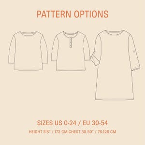 Minimalist Shirt Sewing Pattern: Double Gauze Blouse, Beginner Project ...