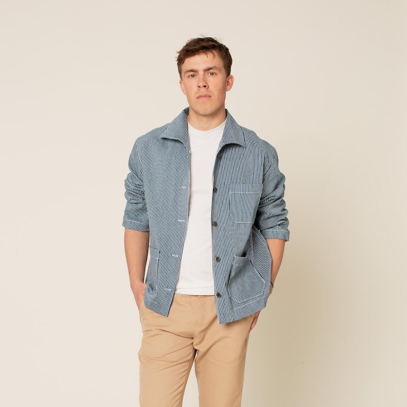 Overshirt Sewing Pattern: Workwear Jacket PDF (sizes 2XS-4XL) - Etsy