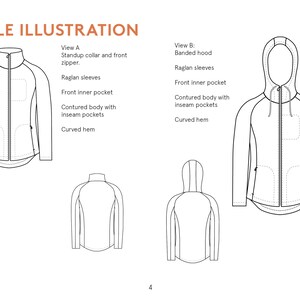 Men's Fleece Jacket Sewing Pattern: Hoodie, Sizes 2XS-4XL (PDF Pattern ...