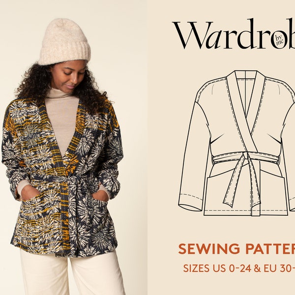 Kimono Jacket Pattern - Etsy