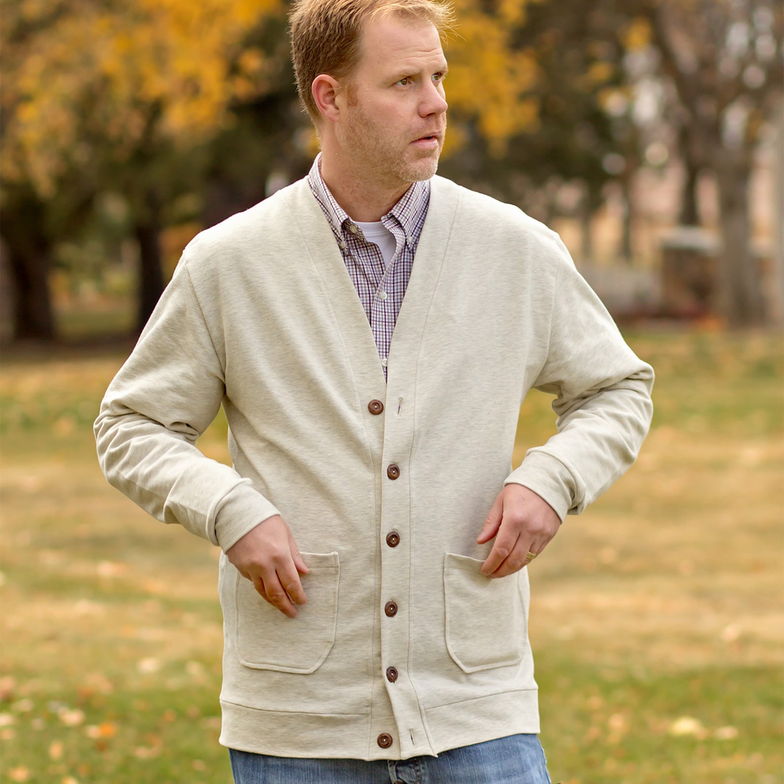 Cardigan PDF Sewing Pattern for Men Sizes 2XS-4XL Men's - Etsy