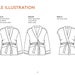 Jacket Sewing Pattern Kimono Jacket Pdf Sewing Pattern Sizes - Etsy