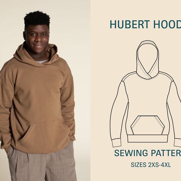 Mens Hoodie Sewing Pattern - Etsy