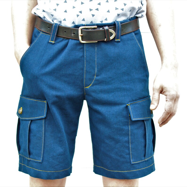 Cargo Shorts Sewing Pattern and Video Tutorial Sizes - Etsy